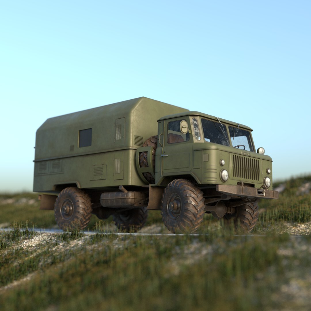 GAZ 66 3D Model - TurboSquid 2287001