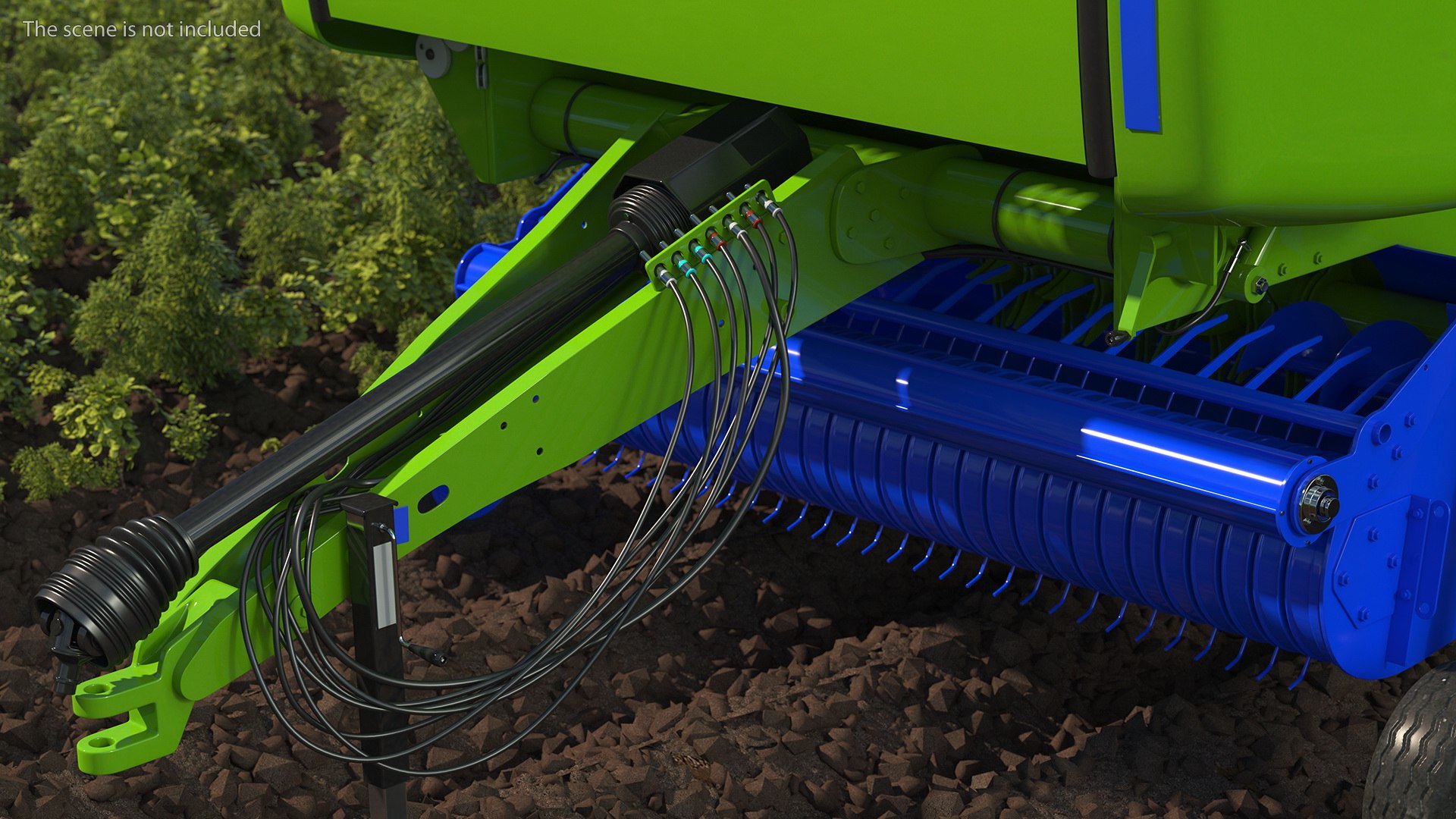 3D wrapper machine bales model - TurboSquid 1708723