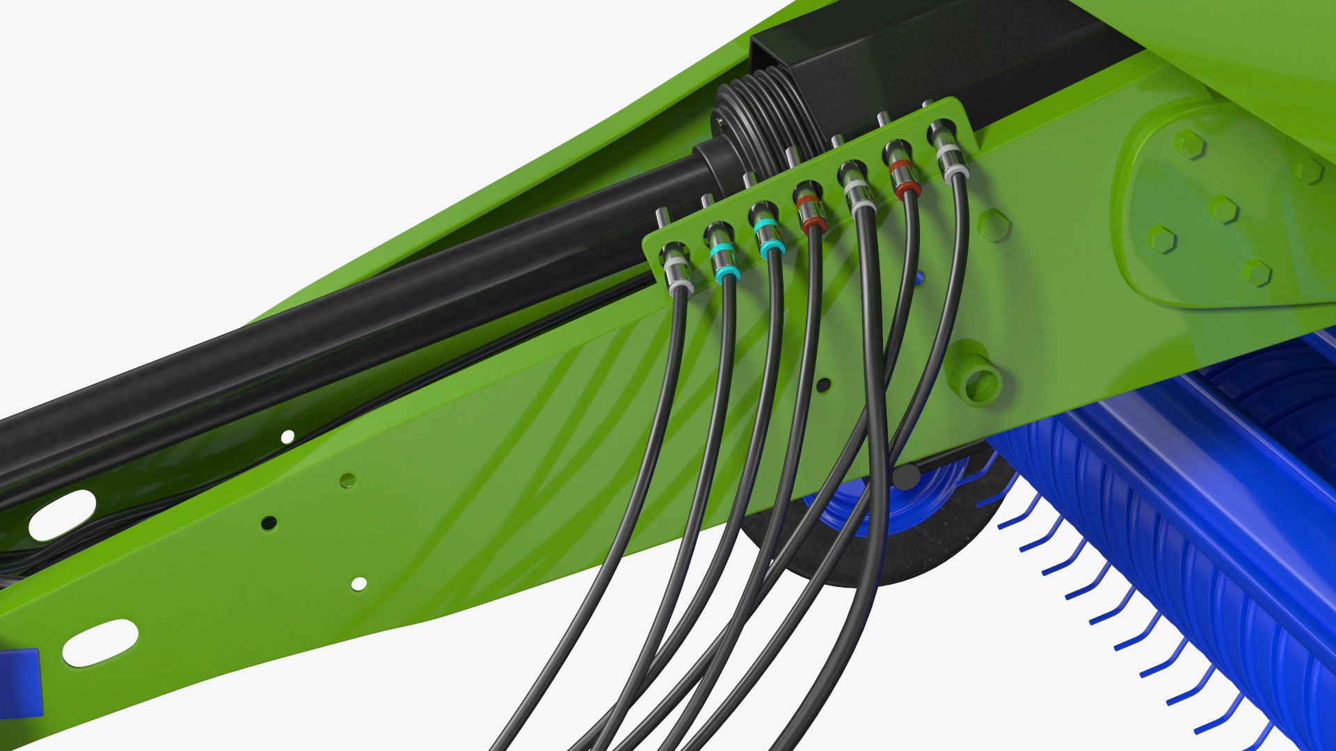 3D wrapper machine bales model - TurboSquid 1708723