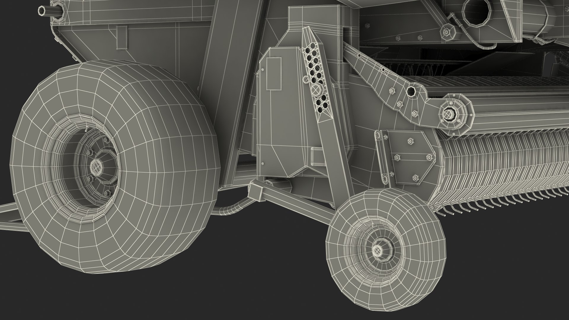 3D wrapper machine bales model - TurboSquid 1708723