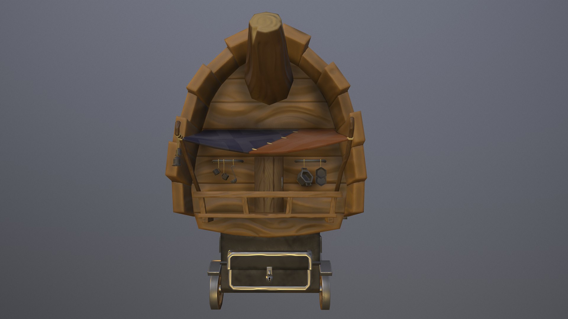 3D Stylized Wagon Model - TurboSquid 1993311