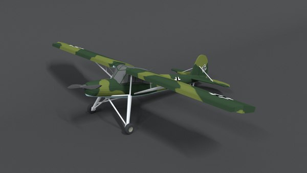 3D fieseler fi 156 storch - TurboSquid 1559005