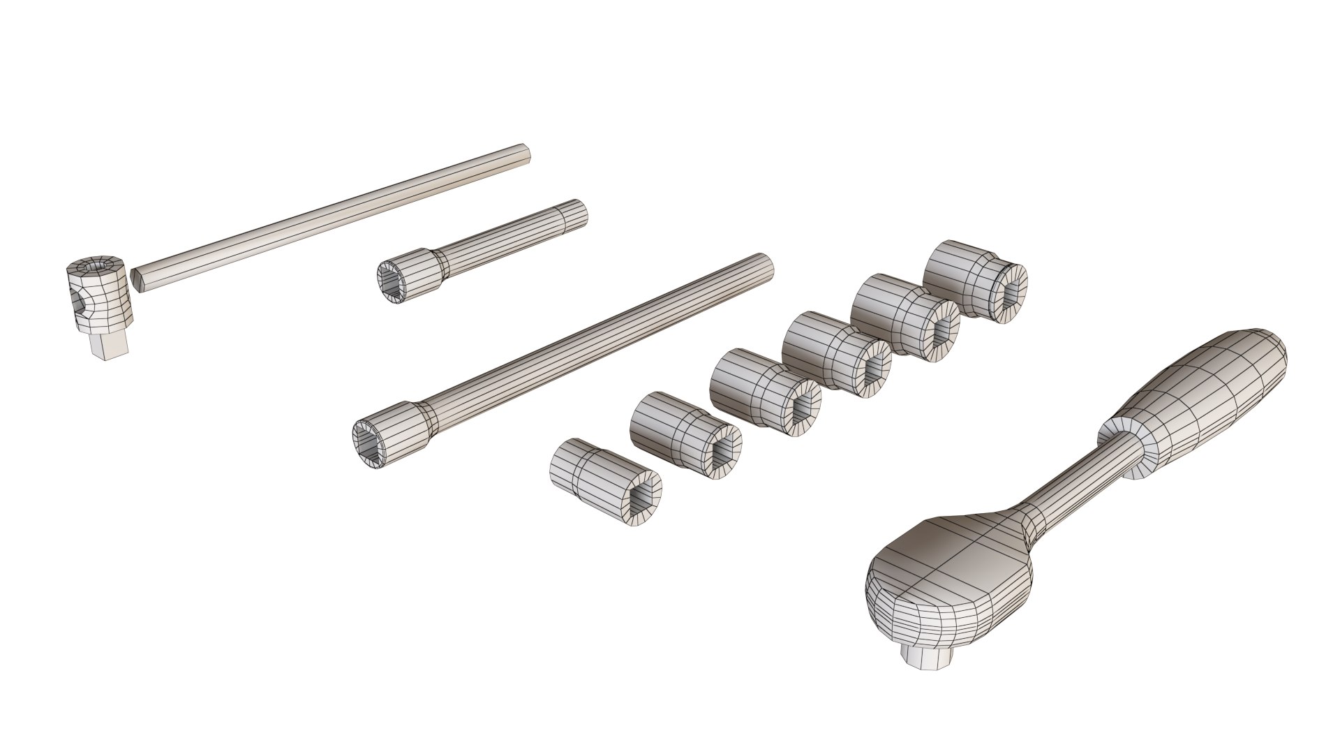 Ratchet Socket Model - TurboSquid 1703967