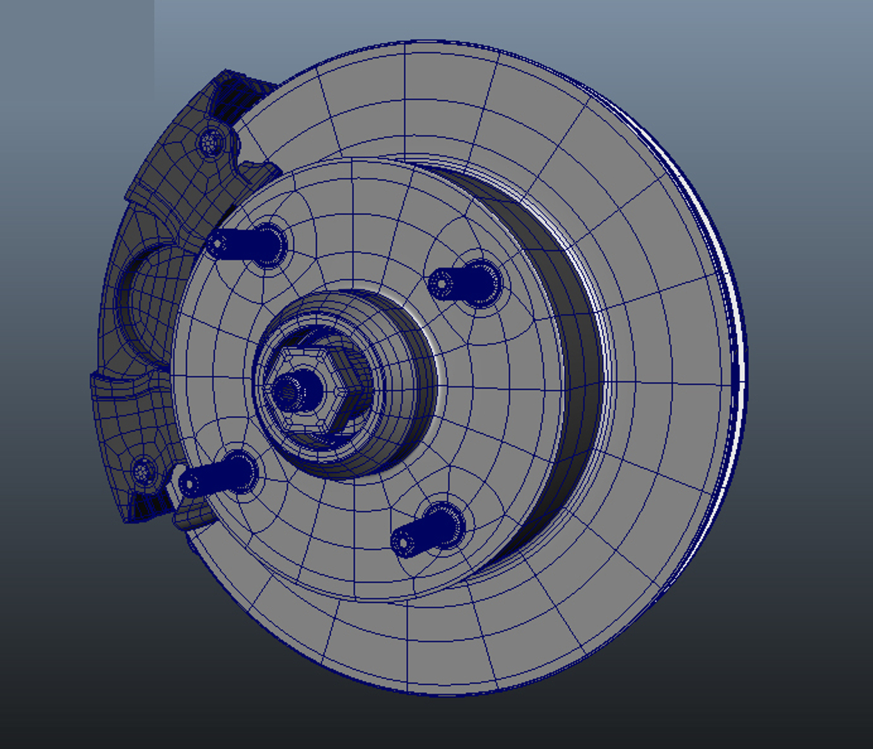 Disk break 3D model - TurboSquid 1166634