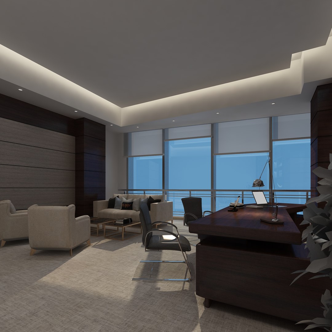 3D Office Interior - TurboSquid 2207504