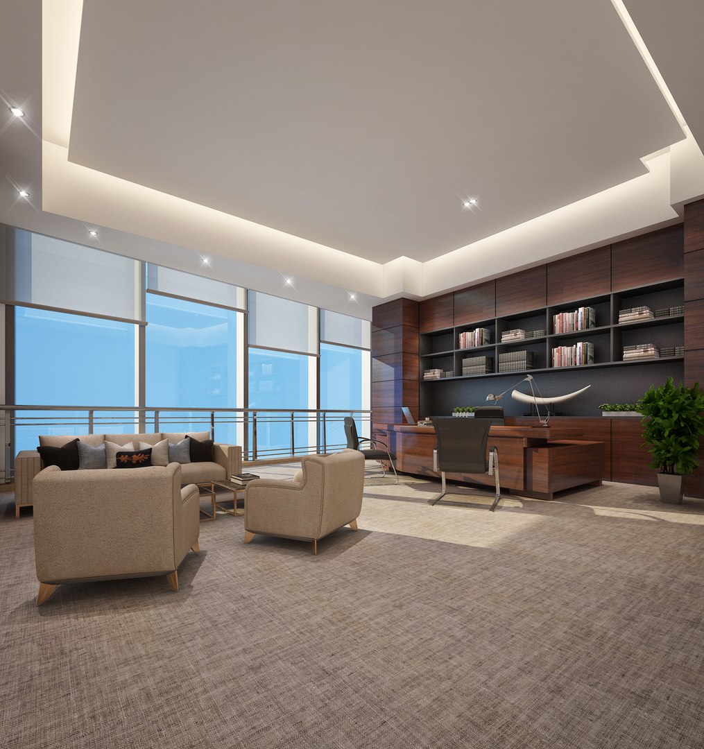 3D Office Interior - TurboSquid 2207504