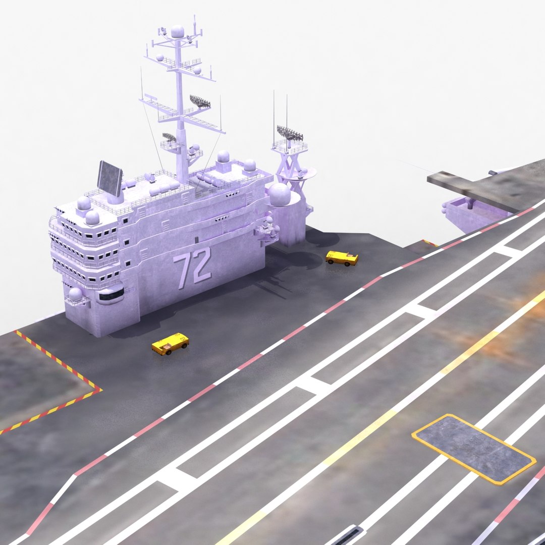 Cvn-72 Aircraft Carrier Cvn 3d 3ds