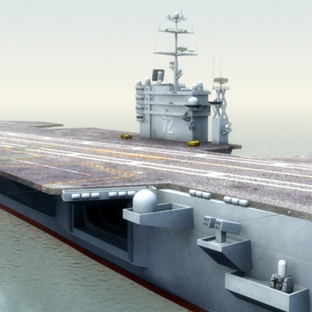 Cvn-72 Aircraft Carrier Cvn 3d 3ds