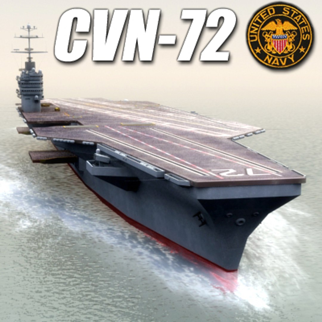 Cvn-72 Aircraft Carrier Cvn 3d 3ds