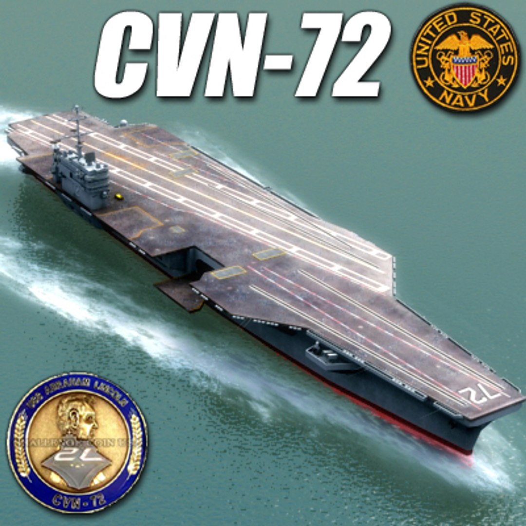 Cvn-72 Aircraft Carrier Cvn 3d 3ds