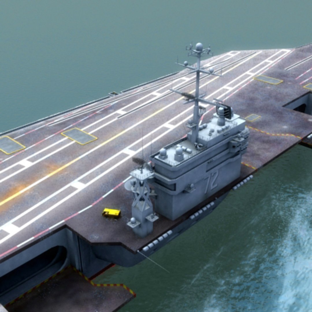 Cvn-72 Aircraft Carrier Cvn 3d 3ds
