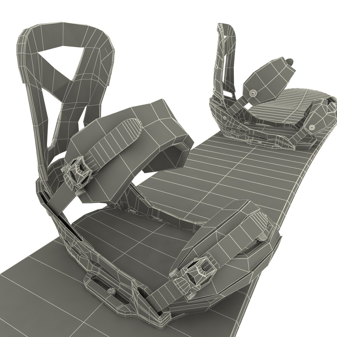 3d snowboard v2 model