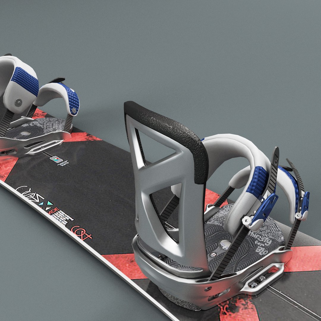 3d Snowboard V2 Model