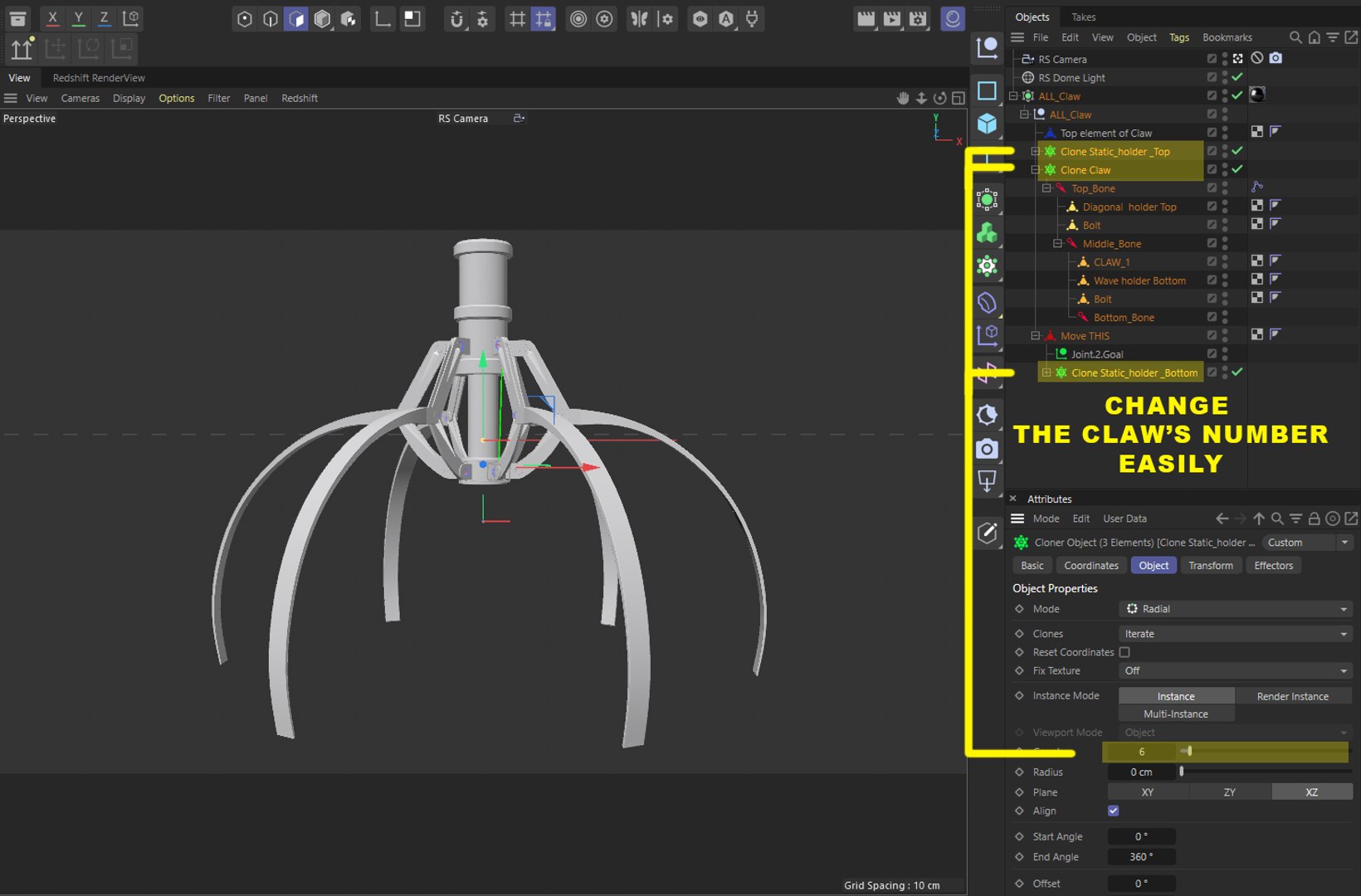 3D Model Of Metal Claw 8 3D Model - TurboSquid 2348155