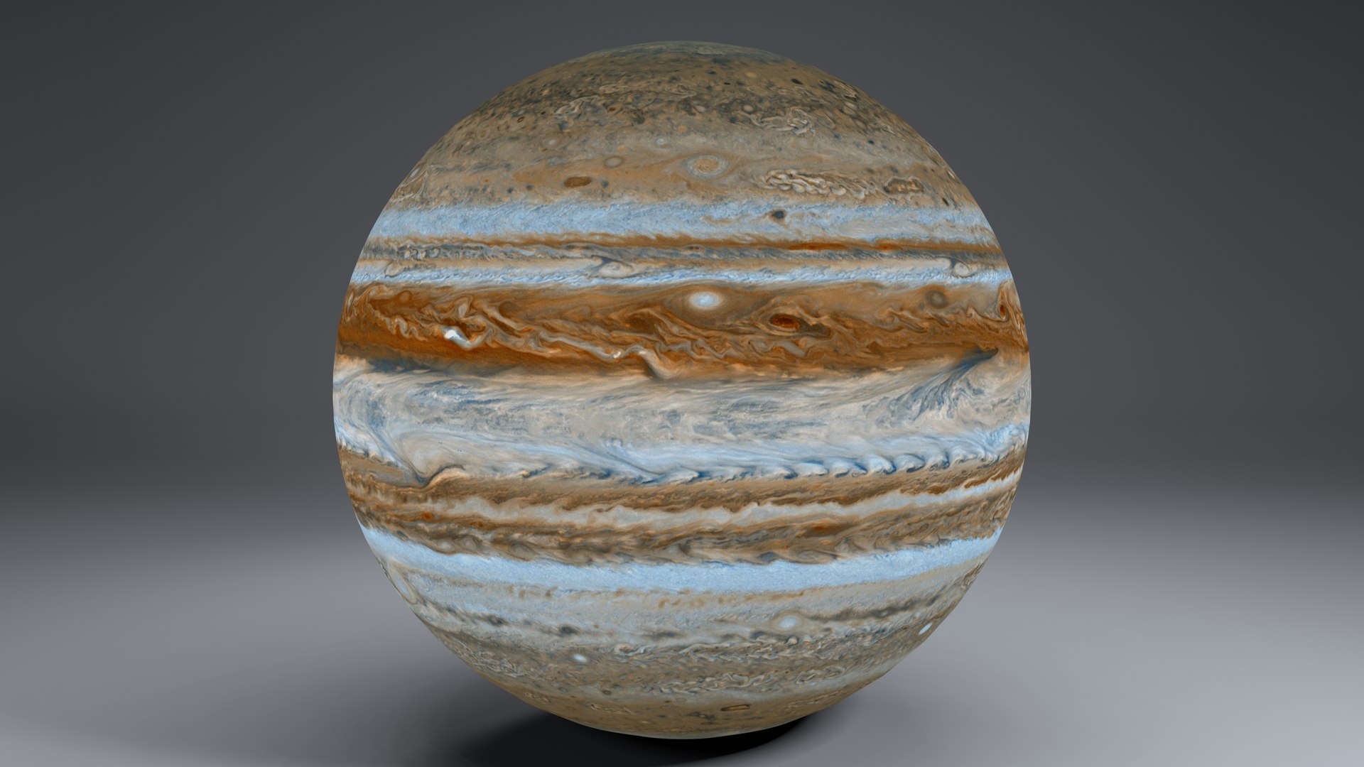 8k Jupiter 3d Model