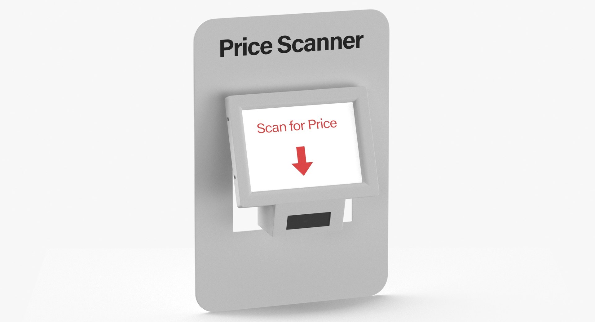 Price Checker 3D Model - TurboSquid 2048403