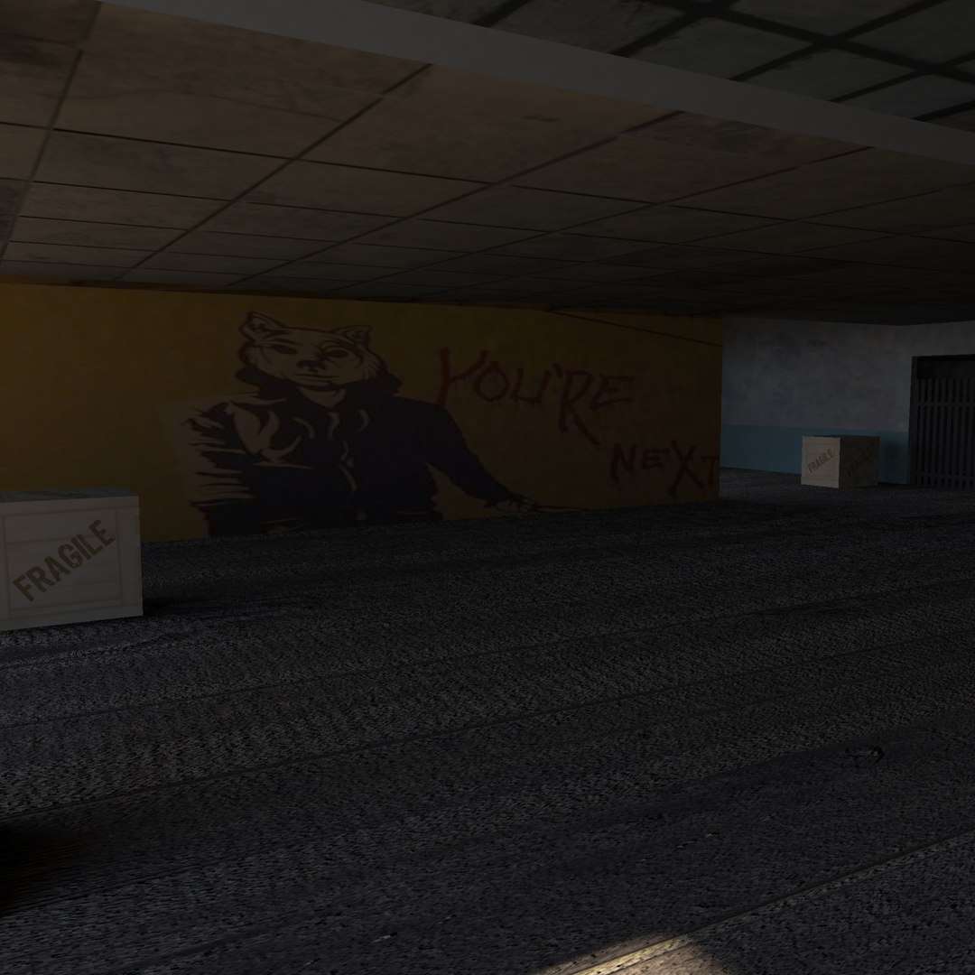 3d Model Of Gaming Scene