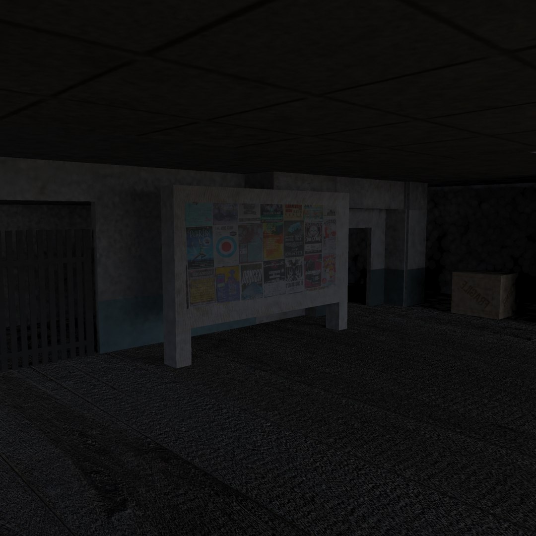 3d Model Of Gaming Scene