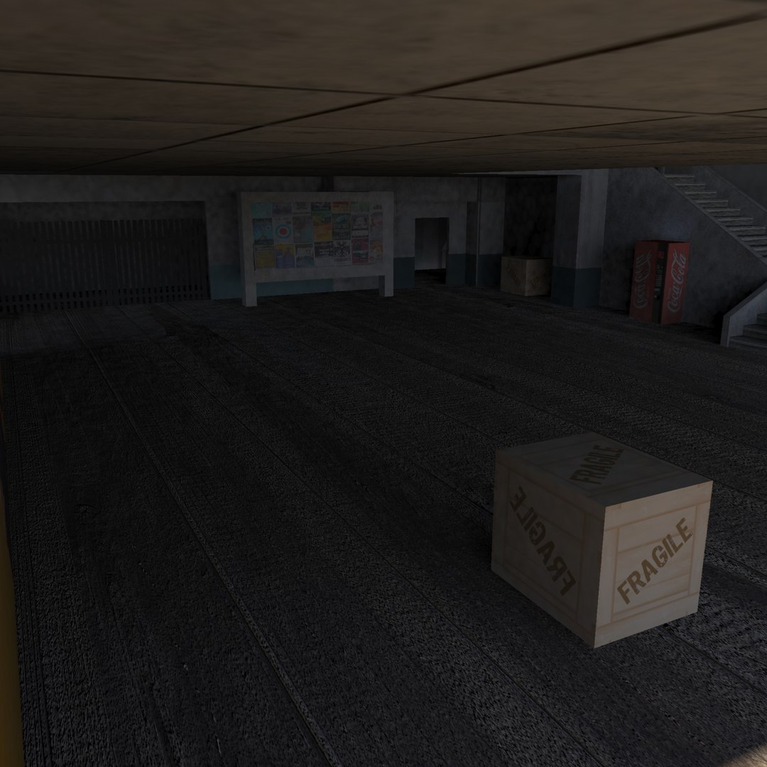 3d Model Of Gaming Scene
