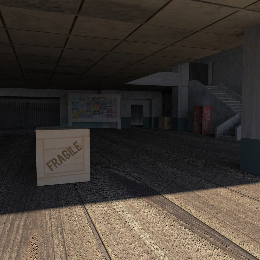 3d Model Of Gaming Scene