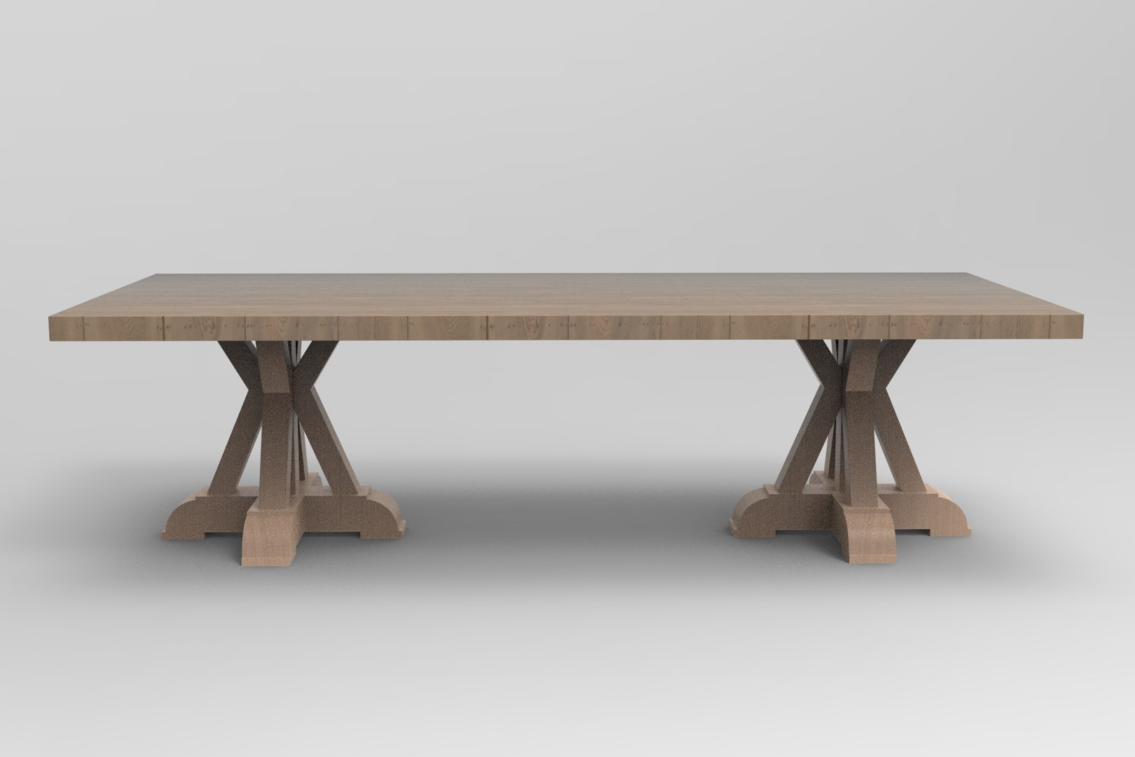 Portland Old Dining Table model - TurboSquid 1843870