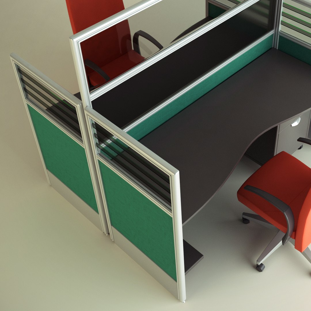 3d cubicle workstation