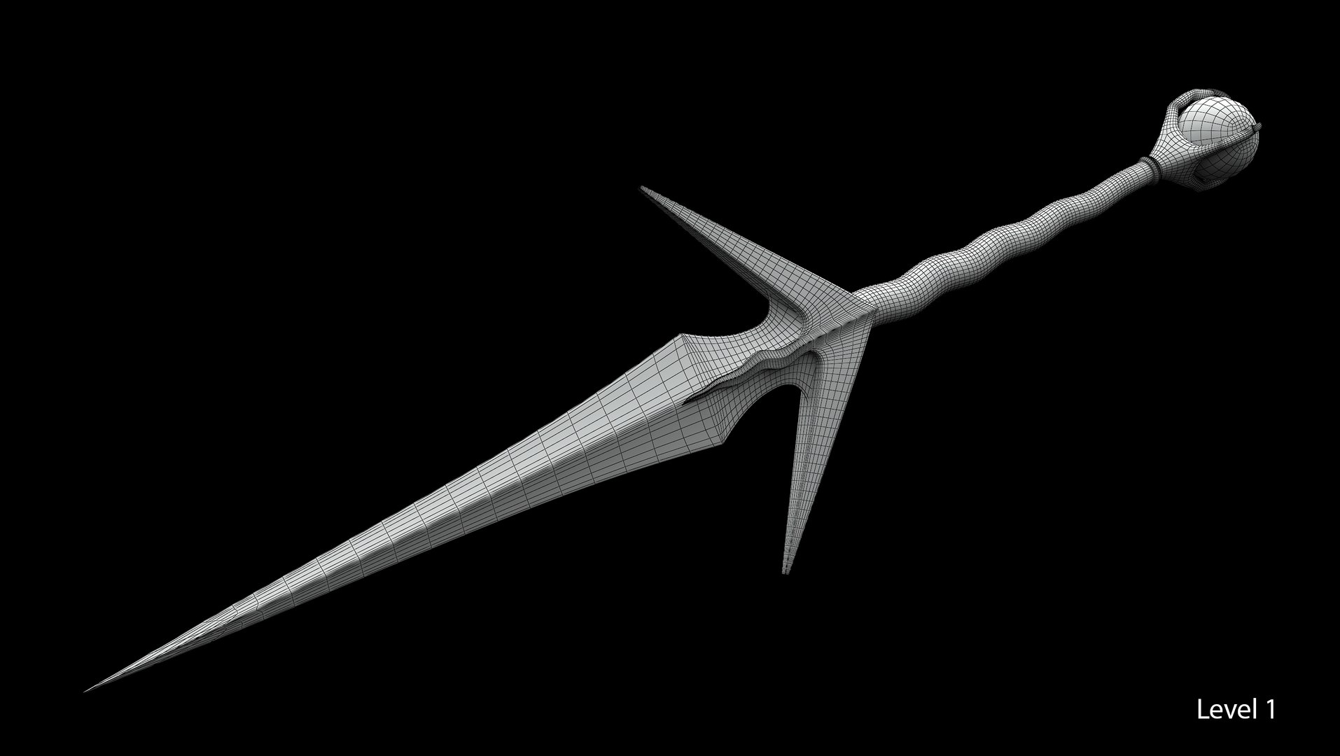 3D Dagger Weapon Knife Model - TurboSquid 1597891