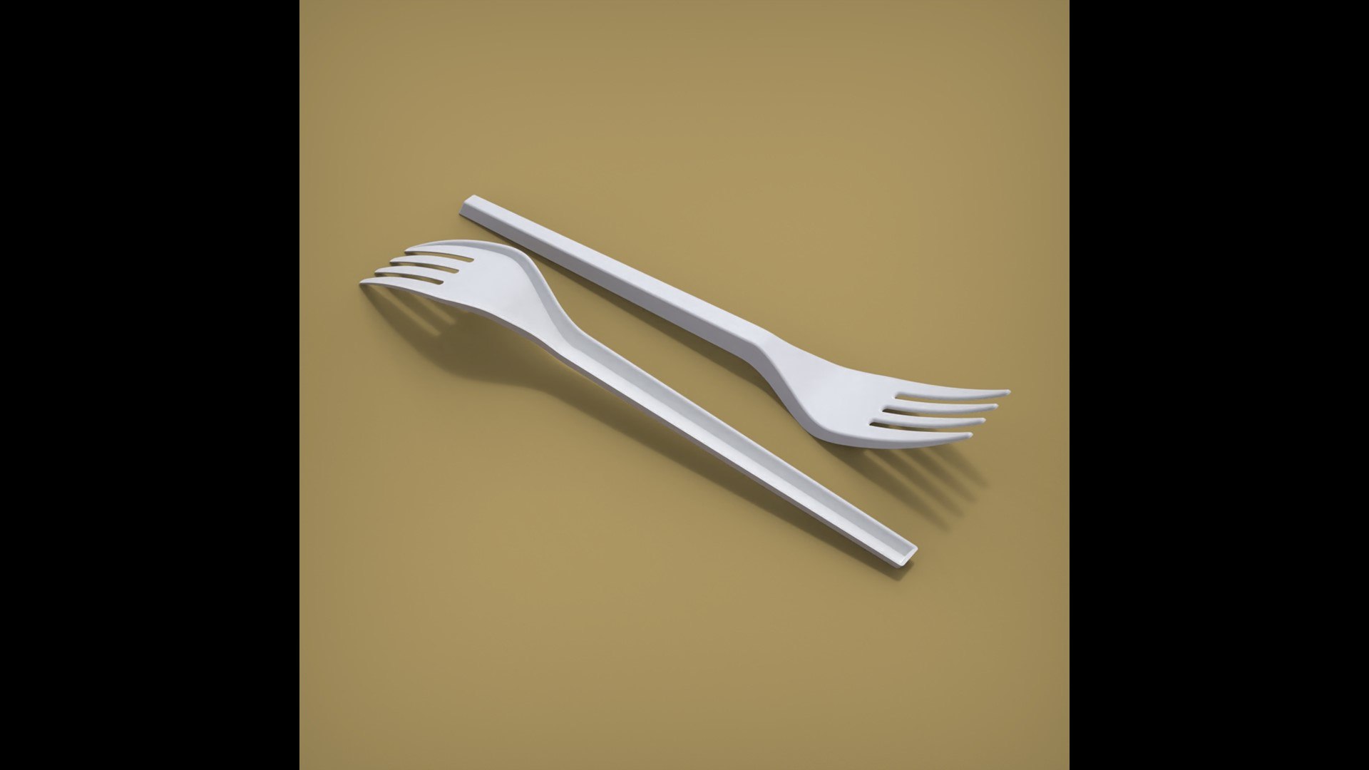 Printable Serving Fork 3D - TurboSquid 2288971