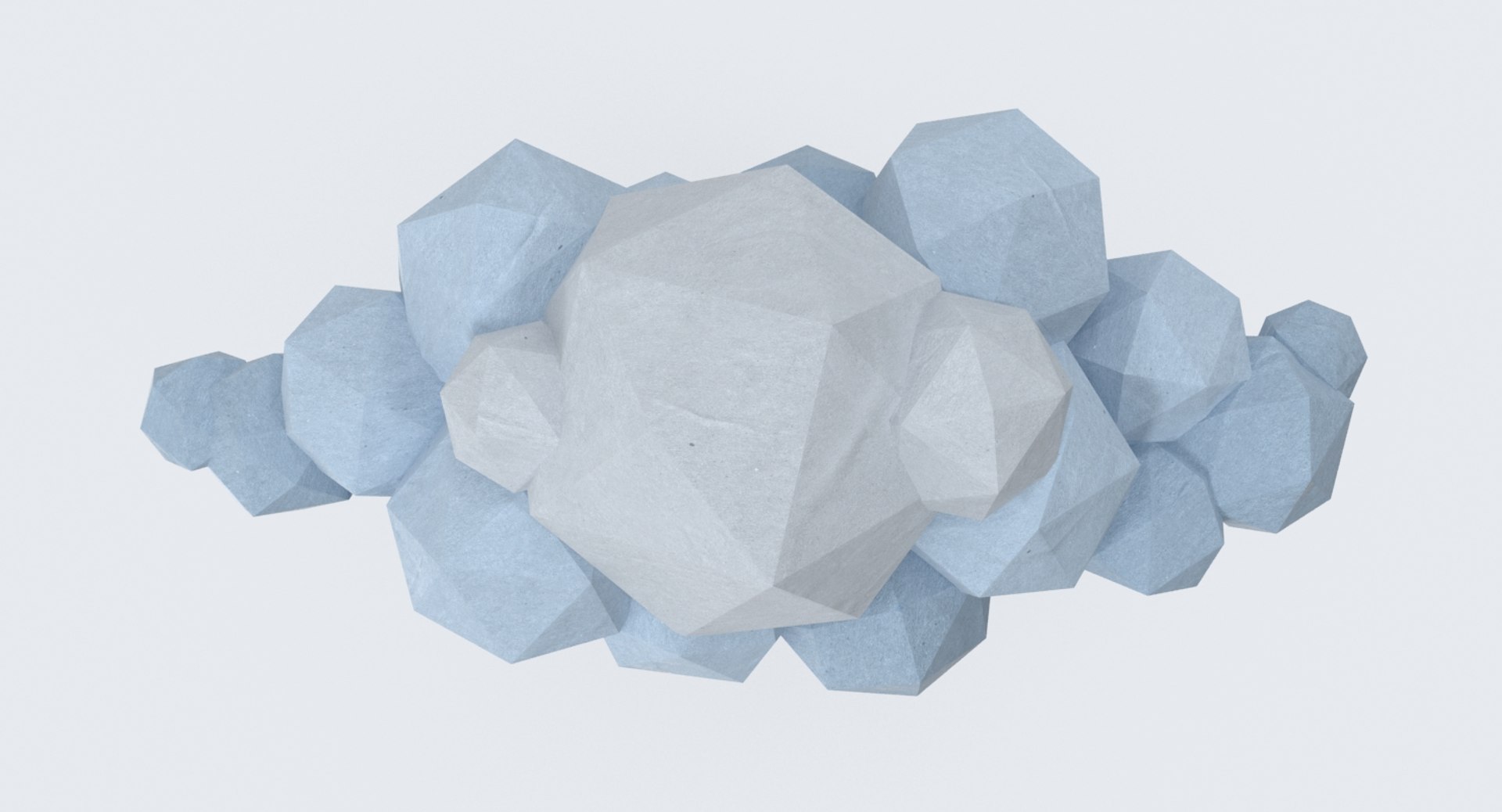 3d Cloud Storm Lightning Model