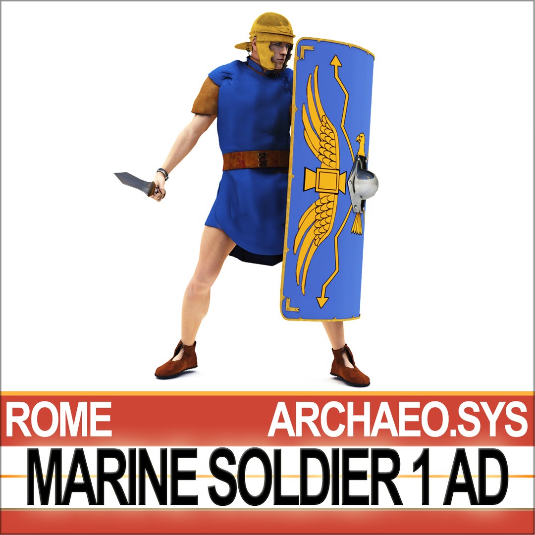 Ancient Roman Marine Soldier 3D - TurboSquid 1271005