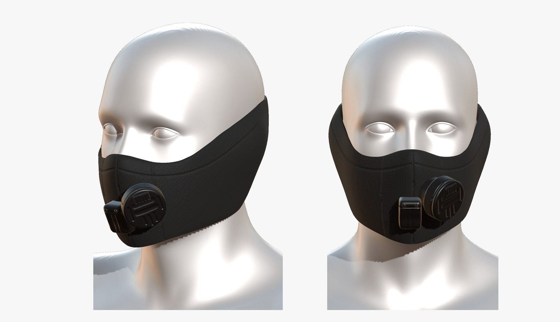 3D gas mask model - TurboSquid 1608615