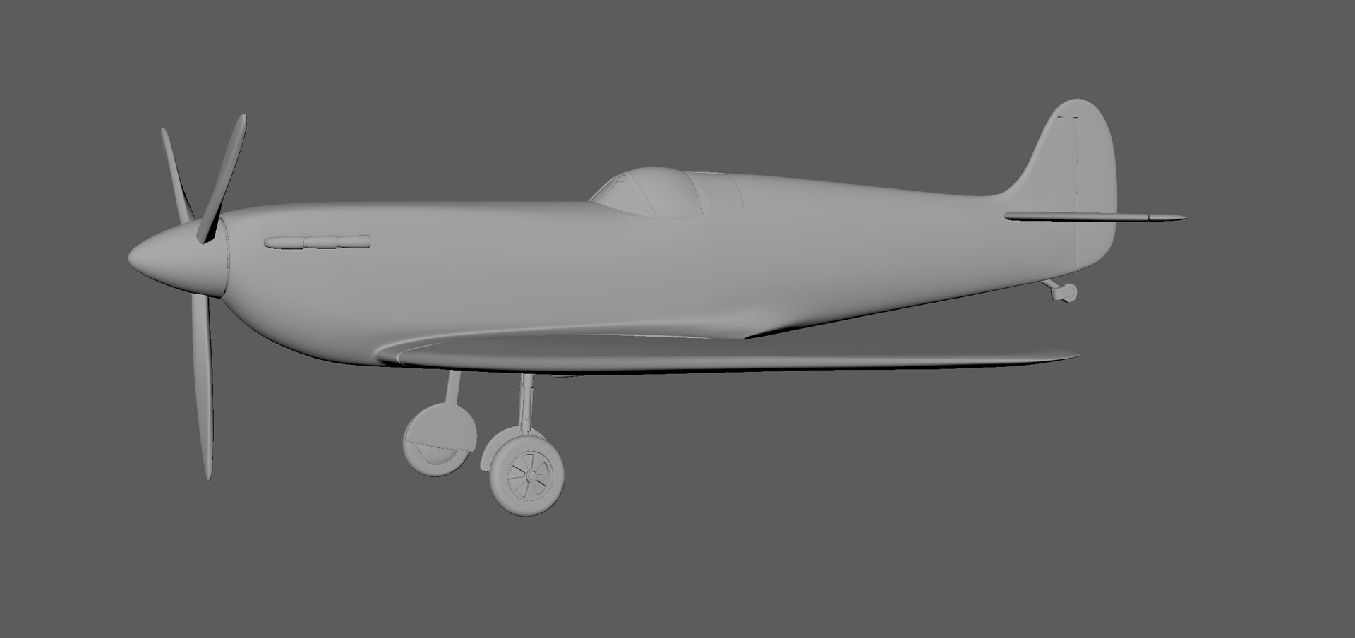 Spitfire 3D Model - TurboSquid 1936112