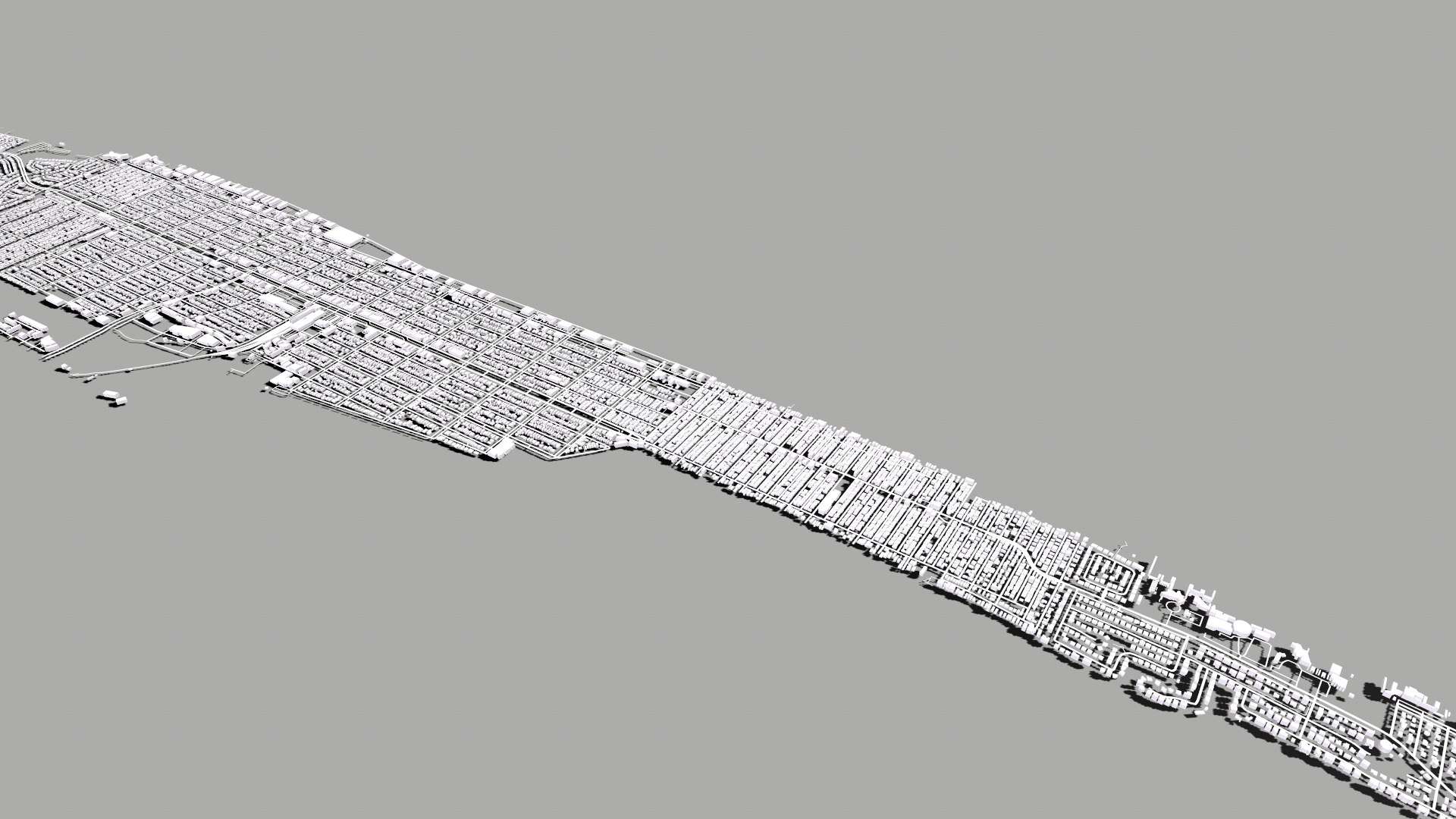 Cityscape Long Beach California United States 3D Model - TurboSquid 2060414