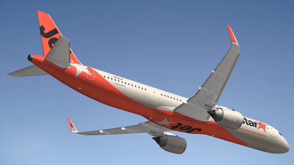 3D model airbus a321 jetstar - TurboSquid 1703362