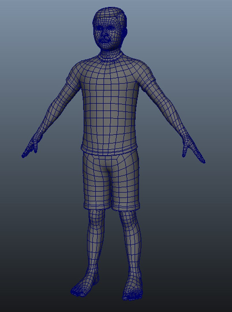 3D Model Human Boy - TurboSquid 1171024