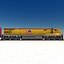 Realistic Train Goods Wagons 3d Model