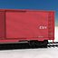Realistic Train Goods Wagons 3d Model