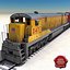 Realistic Train Goods Wagons 3d Model