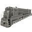 Realistic Train Goods Wagons 3d Model