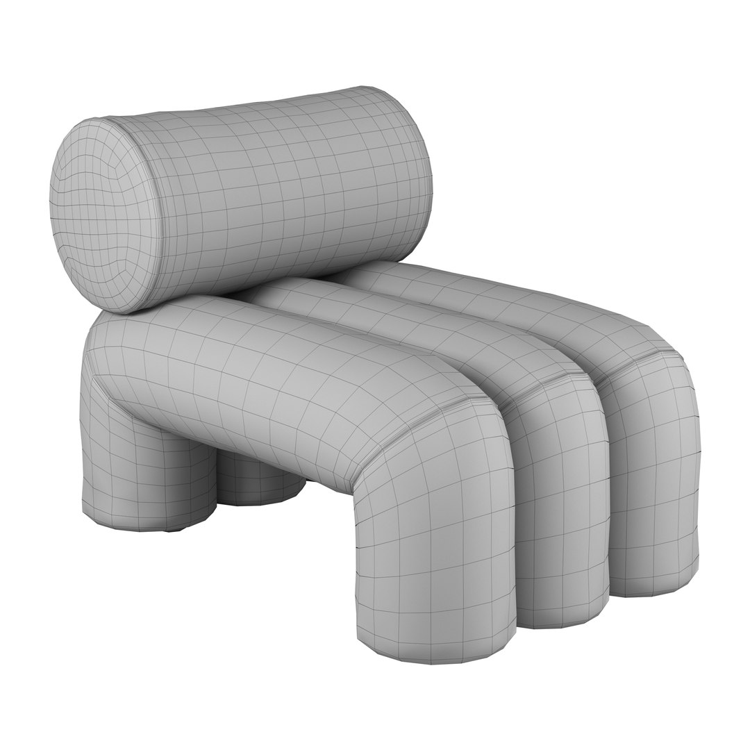 Foku chair model - TurboSquid 2174891