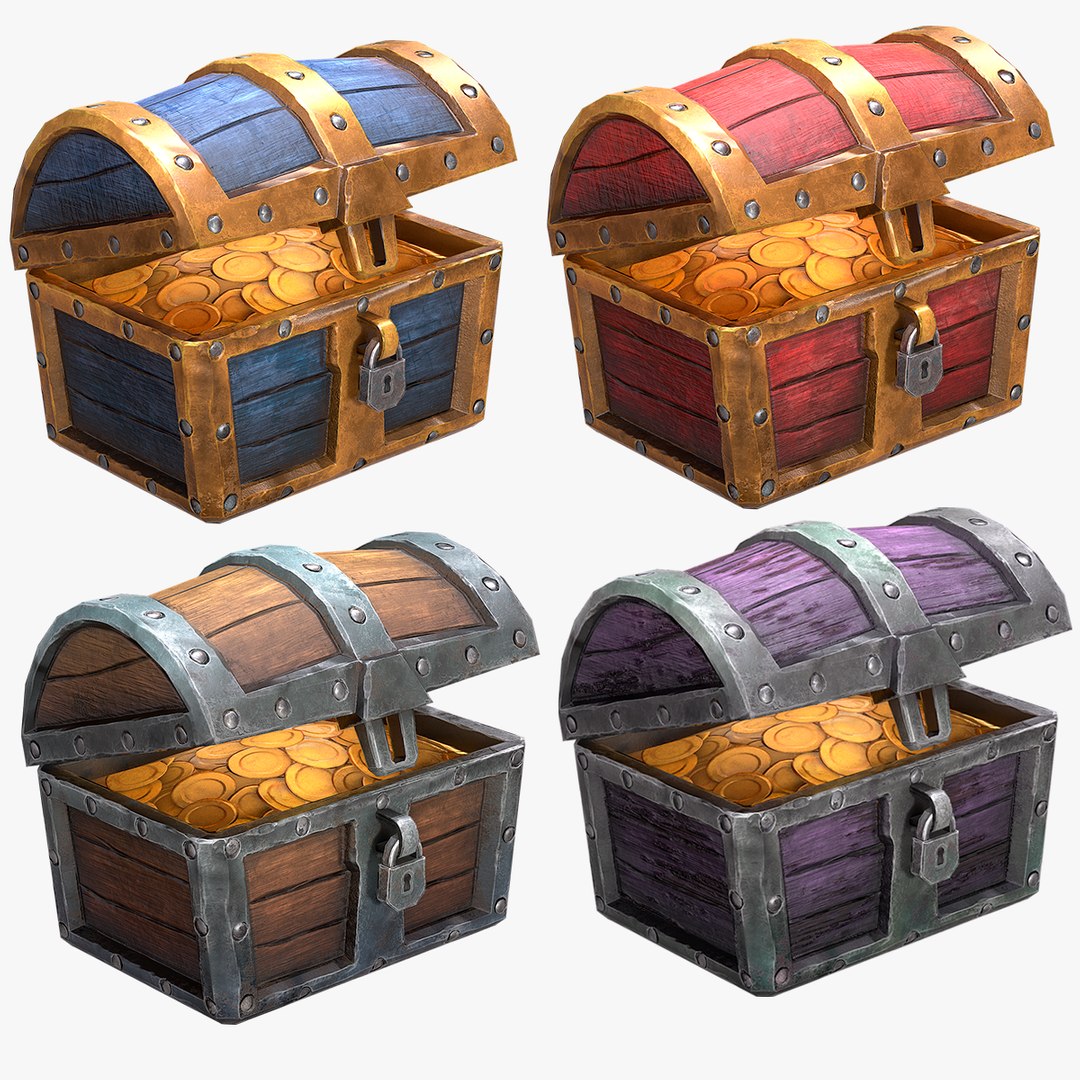 3D Model Chest Stylized - TurboSquid 1730417