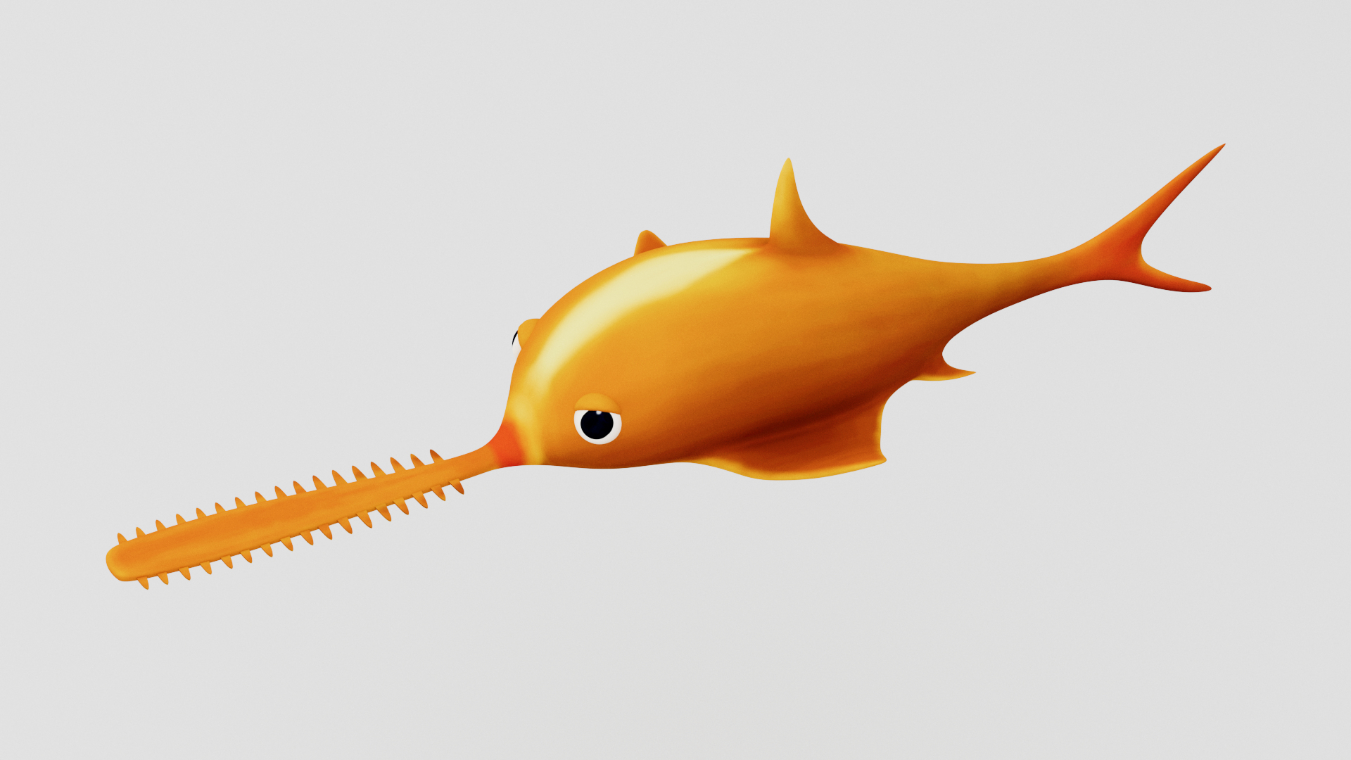 Saw Fish Animate 3D Model - TurboSquid 2366130