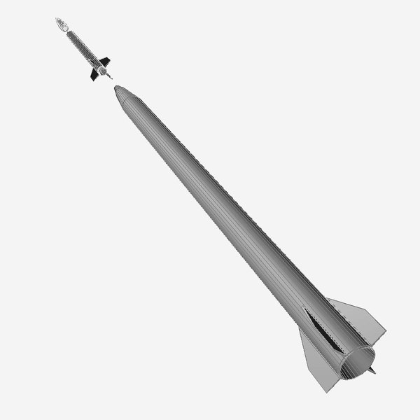 sounding rocket loki 3d model