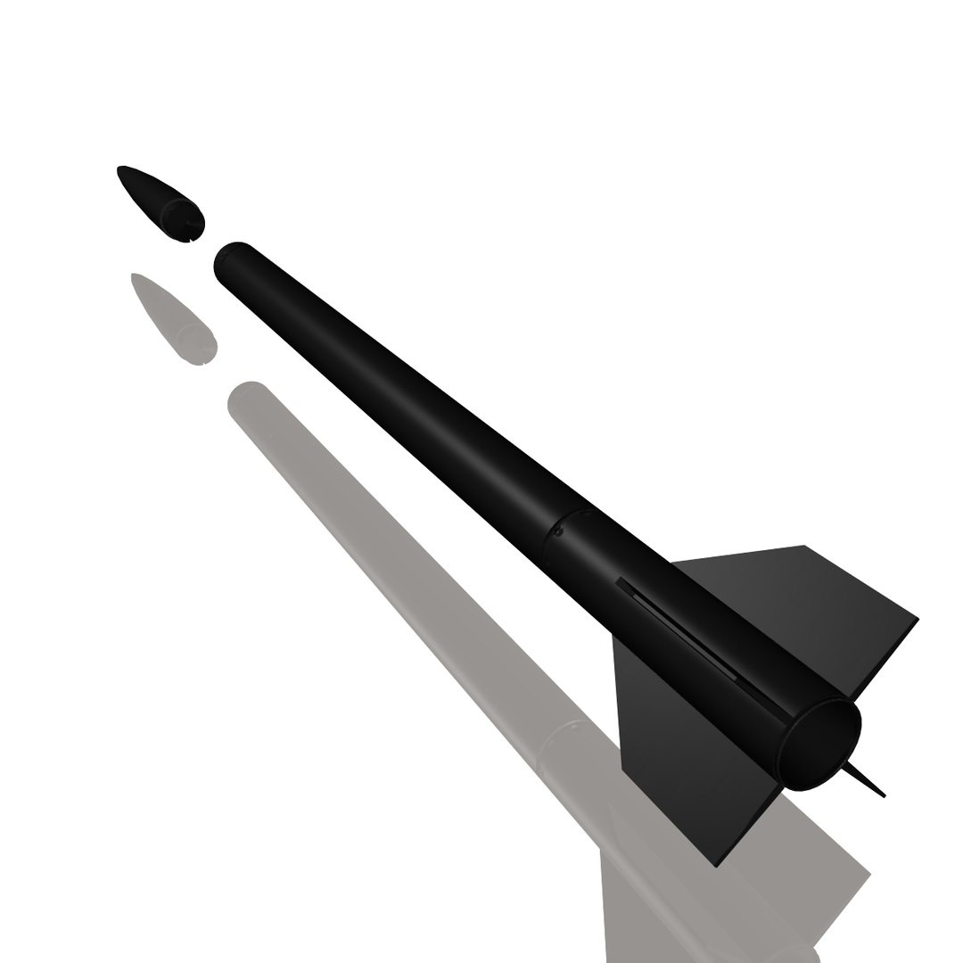 Sounding Rocket Loki 3d Model