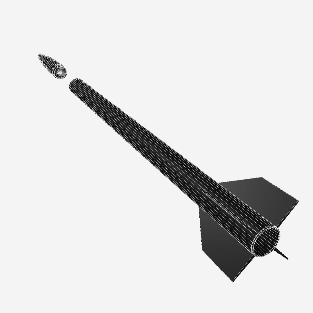 Sounding Rocket Loki 3d Model