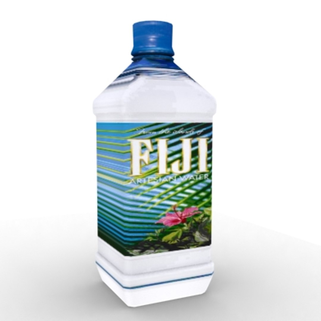 3d Fiji Water Model