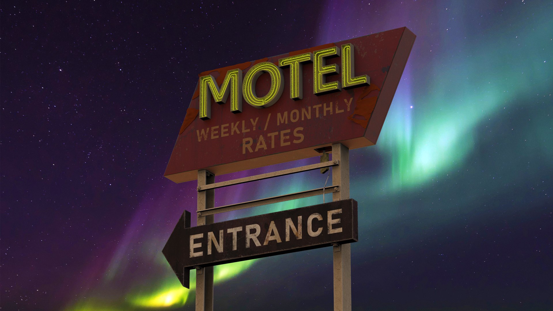 Motel Sign 3D Model - TurboSquid 2226586