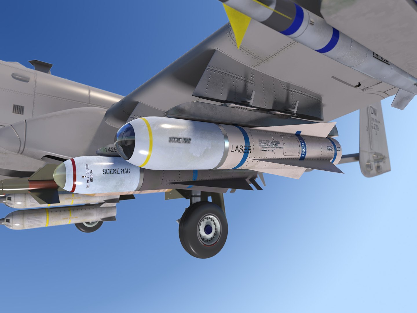 A-10 10 Thunderbolt 3D Model - TurboSquid 1232180