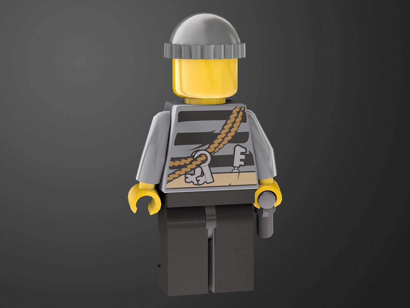 Rigged Ready Robber Lego Character 3D Model - TurboSquid 1435296
