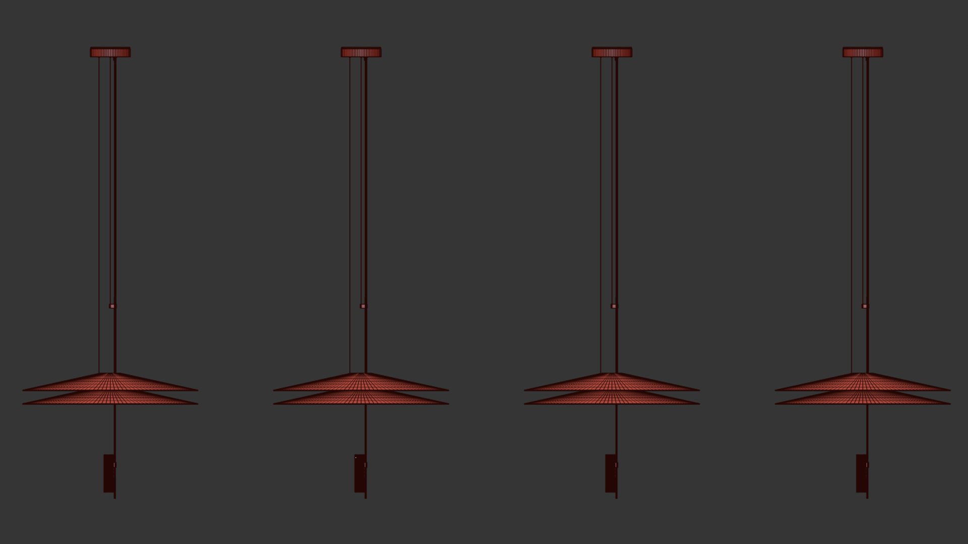 3D Flamingo 1510 Vibia Pendant Lamp Model - TurboSquid 2200930